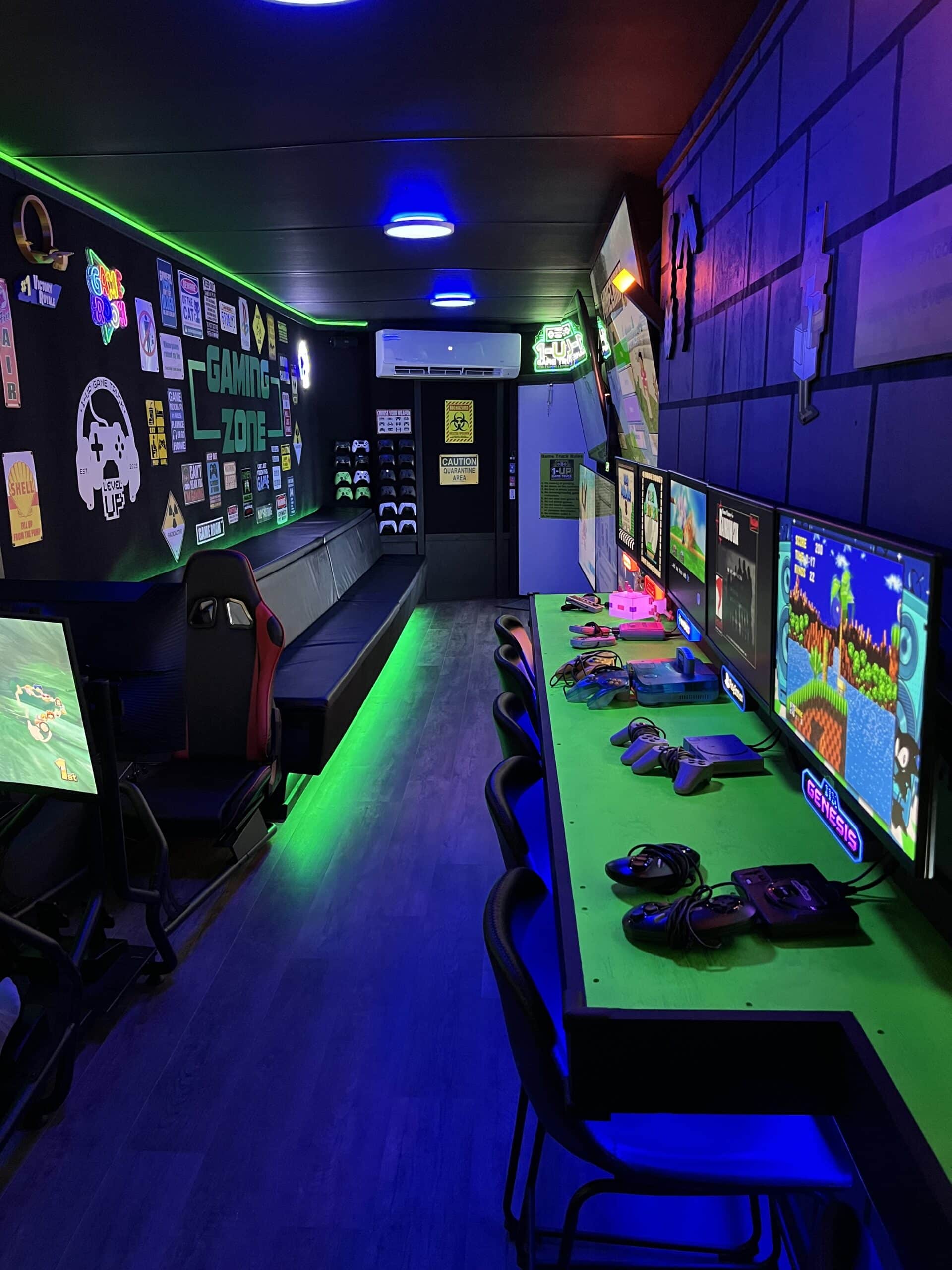 Game Truck Rental in Lumberton, NJ - 1-Up Game Truck